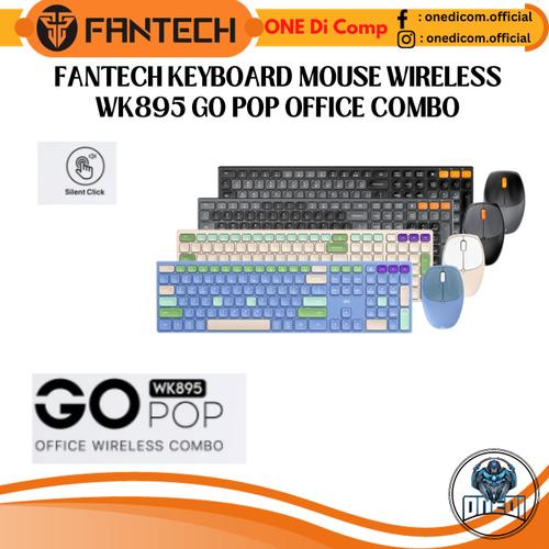 Jual FANTECH KEYBOARD MOUSE WIRELESS WK895 GO POP OFFICE COMBO - Kota Medan - One Di com | Tokopedia