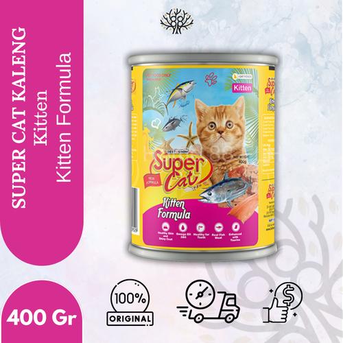 Jual Super Cat Kitten Formula 400 Gr Kaleng Cat Wet Food Pakan Basah ...