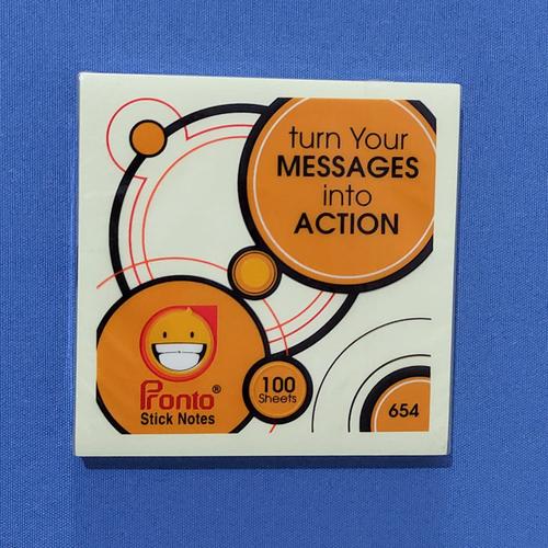Jual Pronto Stick Note 654 isi 100 pcs kertas memo - Jakarta Utara ...