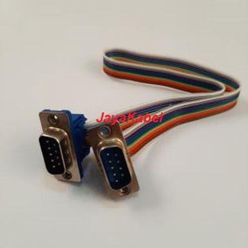 Jual Kabel Flat Ribbon RS232 9 Pin Male to Male 35cm - Jakarta Pusat ...