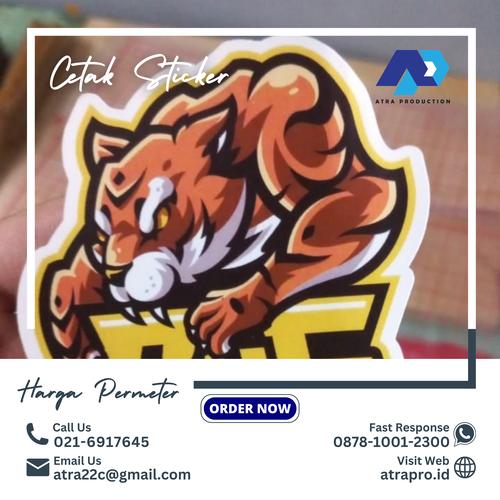 Jual Jasa Cetak Sticker / Stiker Permeter - Jakarta Barat - ATRA PRO | Tokopedia