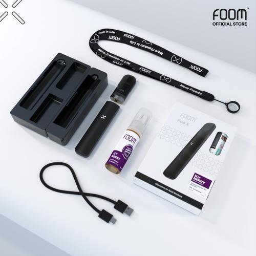 Promo POD X BUNDLING LIQUID FOOM (ABSOLUTE BLACK ICY BERRY 15ML ...
