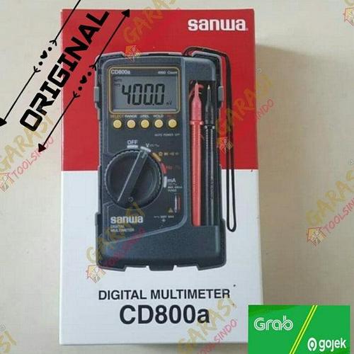 Jual multimeter digital sanwa CD800a multitester digital sanwa alat ...