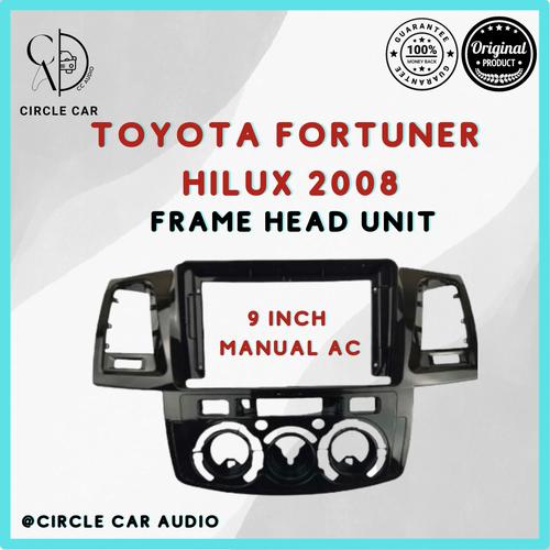 Jual FRAME HEAD UNIT ANDROID 9 INCH TOYOTA FORTUNER / HILUX 2008 - 2014 ...