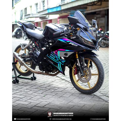 Jual Stiker Motor Yamaha R15 V3 Biru Hitam Fullbody - Graftac, Glossy ...