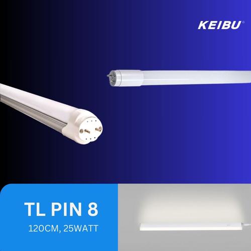 Jual KEIBU.OFFICIAL - TL T8 PIN FP 0.6 - LAMPU TL - FITTING PIN - 6500K ...