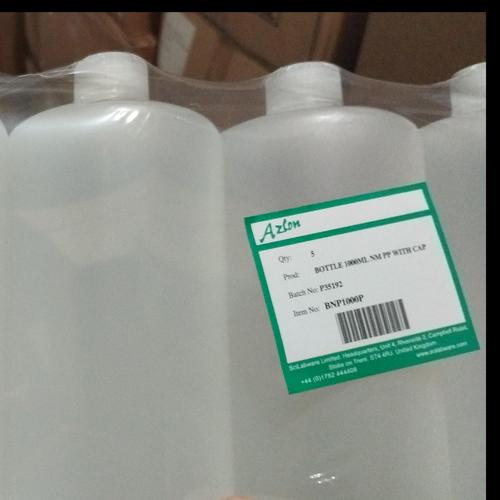 Jual Bottles, Round, Narrow Neck 1000 ml - PP Polypropylene Azlon ...