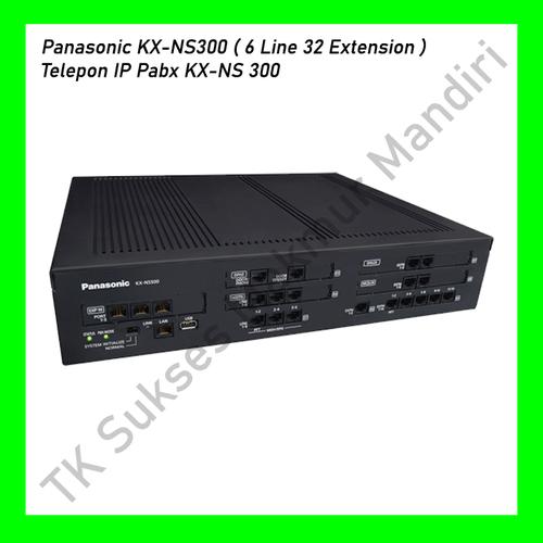Jual Panasonic KX-NS300 ( 6 Line 32 Extension ) Telepon IP Pabx KX-NS ...