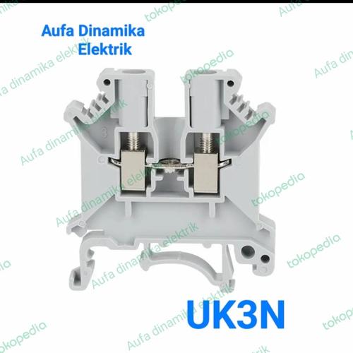 Jual UK3N Terminal Block Din Rail UK3N Terminal Block warna Gray - Kab ...