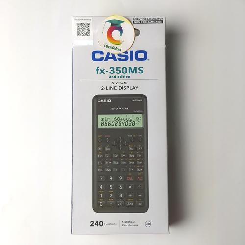 Jual Kalkulator ilmiah Scientific Calculator CASIO fx-350MS 2nd edition ...