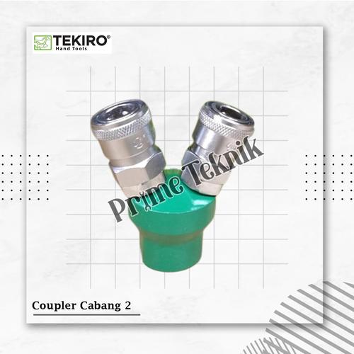Jual Quick Coupler Cabang 2 TEKIRO 2 Way Nepel Selang Angin - Kota Tasikmalaya - Prime Teknik ...