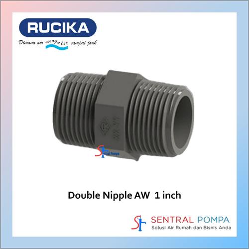 Jual Double Nipple RUCIKA AW PVC 1" Dobel Nepel Doble Niple Nepple 1 inch - Kota Bandung ...