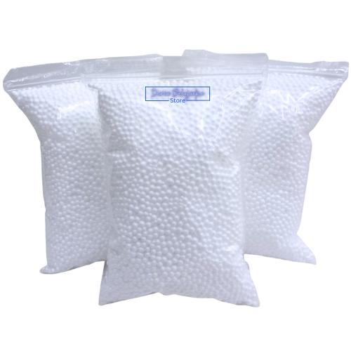 Jual Styrofoam Butir Putih Dan Warna Butiran Foam Floam Slime Gabus ...