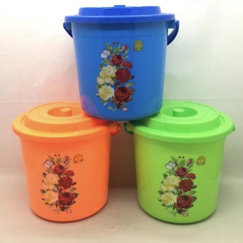 Jual SHINPO Ember Plastik Dengan Tutup Deluxe Ember Air- SIP 400 T ...