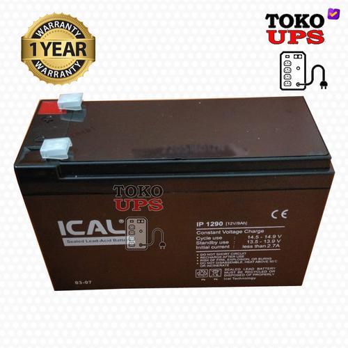 Promo ICAL IP1290 Baterai UPS 12V 9AH ICAL IP 1290 - Jakarta Pusat ...