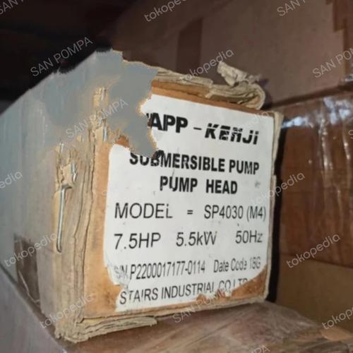 Jual App Kenji SP4030 7.5 HP 5.5 kW 3 phase Head 118 Submersible Pump ...