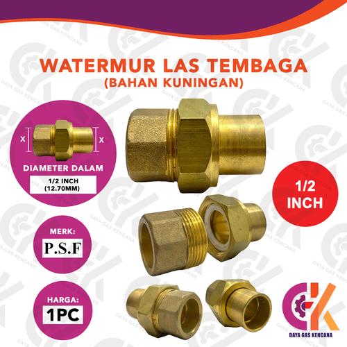 Jual Watermur Kuningan Las 1/2" inch inci Pipa Tembaga // PSF Pipe ...