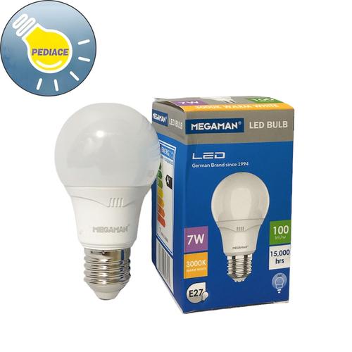 Jual Lampu Bohlam LED 7 Watt E27 MEGAMAN YTA60Z4 7W 3000K Warm White ...