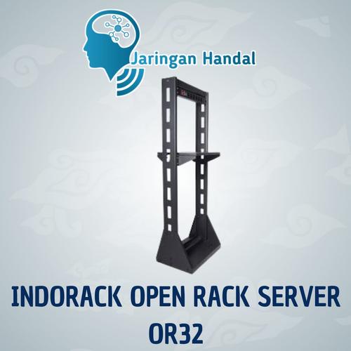 Jual Open Rack INDORACK Rak Server 32U OR32 - Hitam - Jakarta Pusat ...