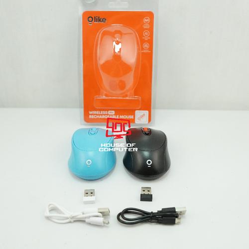 Jual MOUSE WIRELESS OLIKE M4 RECHARGEABLE BATERAI 500MAH - Hitam - Kota ...