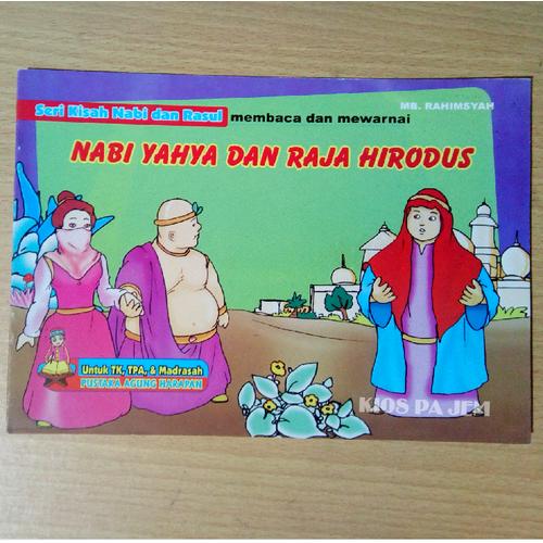 Jual Membaca dan mewarnai : Kisah Nabi Yahya dan Raja Hirodus - Kab ...