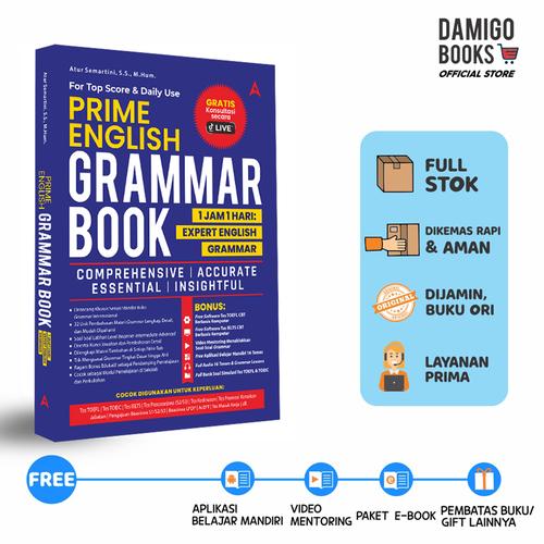 Promo Buku Belajar Bahasa Inggris - Prime English Grammar Book - Kab ...