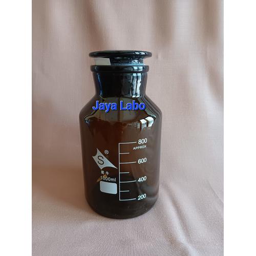 Promo RRC REAGENT BOTTLE Vol. 1.000 ml Coklat / Botol Reagen Wide Mouth ...