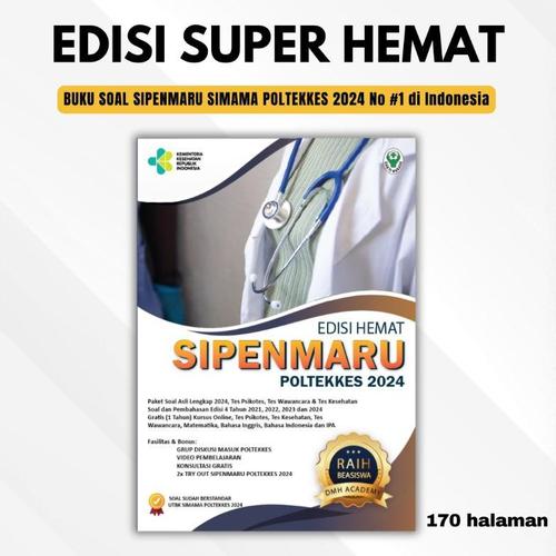 Jual SUPER HEMAT - Buku Soal Sipenmaru Simama Poltekkkes Tahun 2024/ ...
