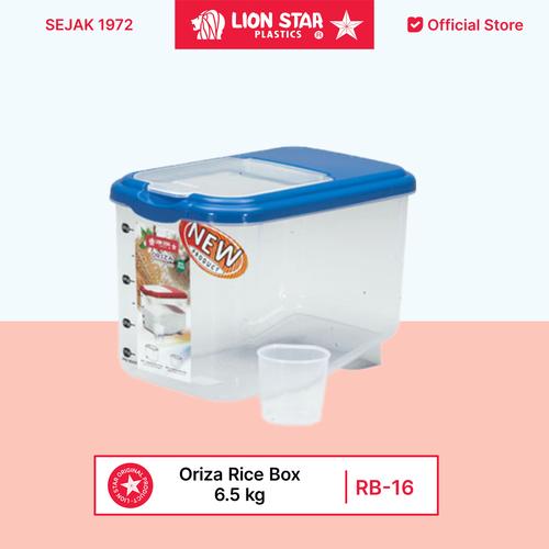 Promo LION STAR Tempat Beras Oriza Rice Box 6.5 kg - Merah - Kab ...