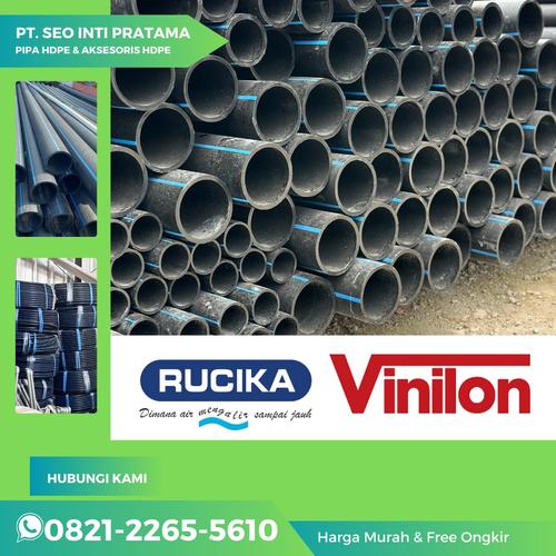 Jual pipa HDPE Rucika 20 Inch pN20 Distributor Resmi pipa HDPE Batangan ...