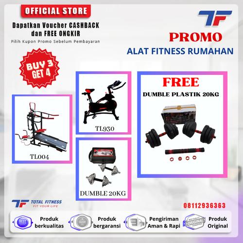 Jual Paket alat fitnes gym lengkap di rumah - Jakarta Barat - Total ...