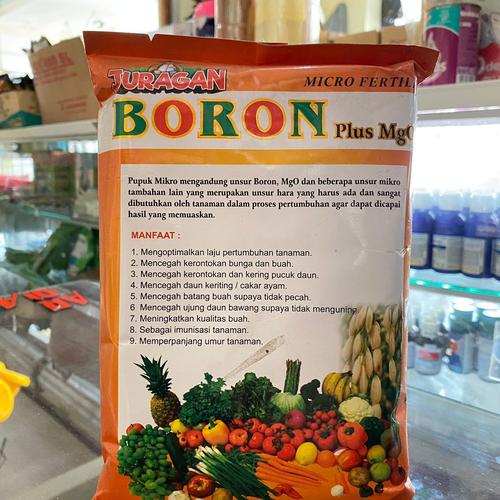 Jual BORON PLUS MAGNESIUM JURAGAN PUPUK TANAMAN BUNGA BUAH ANTI RONTOK 1KG - Kab. Bogor - Sumber ...