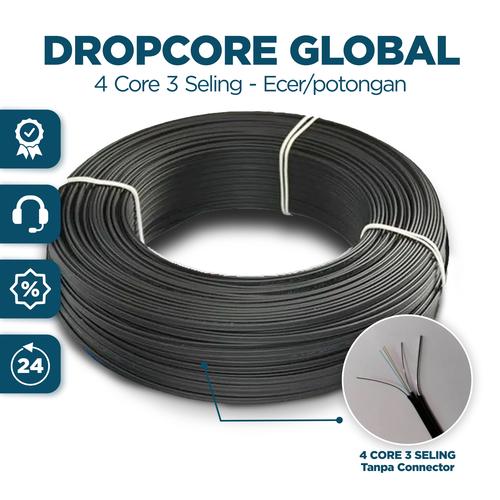 Jual Global 4 core 3 seling Dropcore potongan/ecer meter - Tanpa ...