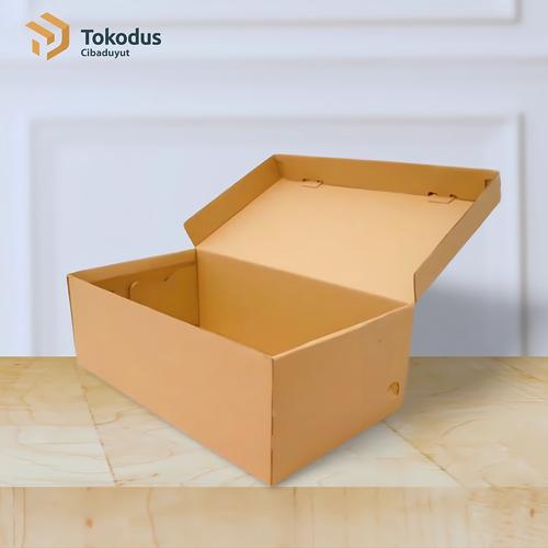 Promo Kardus Box Sepatu Kraft | Dus Sepatu Murah | Kotak Sepatu Polos ...