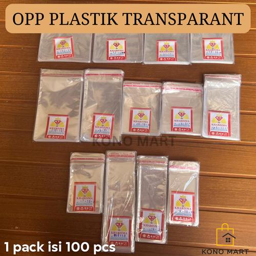Jual PLASTIK OPP TRANSPARANT KHARISMA / PLASTIK OPP SEAL UKURAN LENGKAP ...