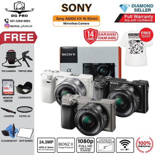 Jual SONY ALPHA A6000 KIT 16-50MM GARANSI Original - SONY A6000 KIT 16 ...
