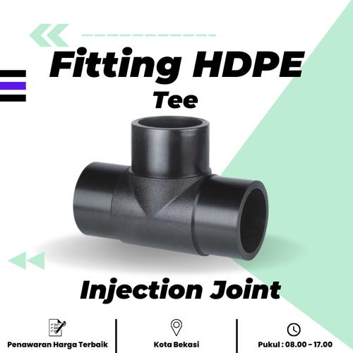 Jual T Equal Tee Fitting HDPE Injection Sambungan Pipa - 2-1/2" Inch ...
