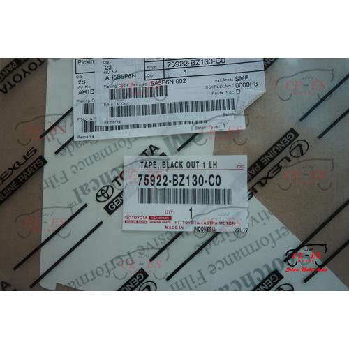Jual TOYOTA Calya 2016-2023 Stiker Segitiga Fender Kiri / LH 75922 ...