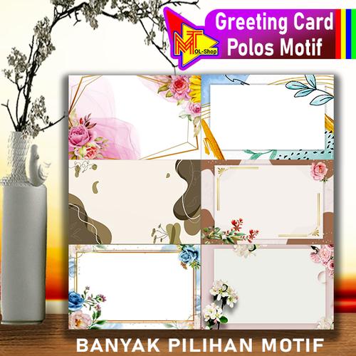 Jual 10pcs BLANK CARD KARTU UCAPAN KOSONG GREETING CARD POLOS - DESAIN ...