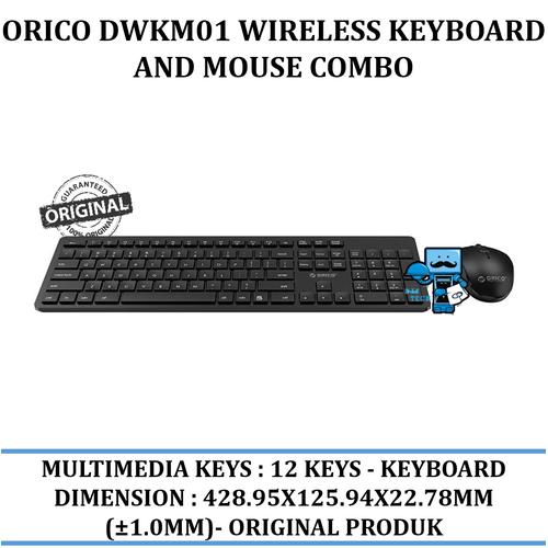 Jual Orico Dwkm01 Wireless Keyboard And Mouse Combo - Original ...