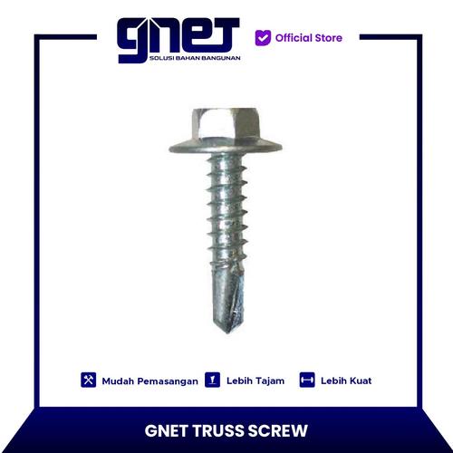 Jual GNET Truss Screw | Skrup Baja Ringan Self Drilling - 4,8 x 19 ...