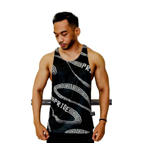 Jual PRIDE SPORTWEAR - SINGLET GREEK BASIC - Baju Olahraga Dryfit - Abu ...