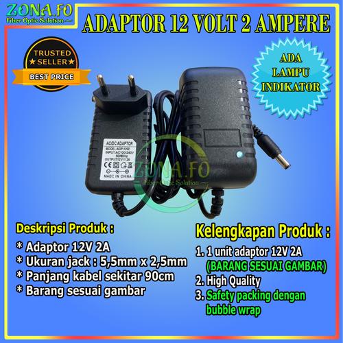 Jual Adaptor 12V 2A Power Supply 12V 2A DC Adapter CCTV 12V 2A ...