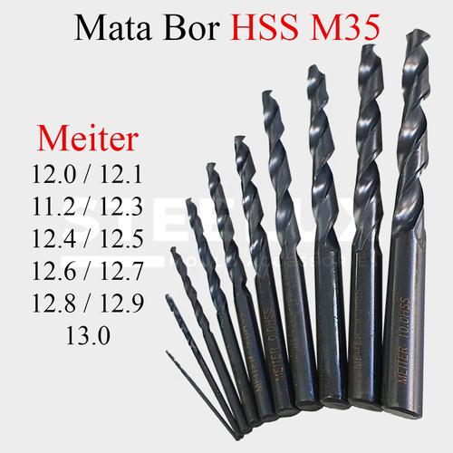 Jual Mata Bor Besi HSS Meiter 12.0/12.1/12.2/12.3/12.4/12.5/12.6/12.7 ...