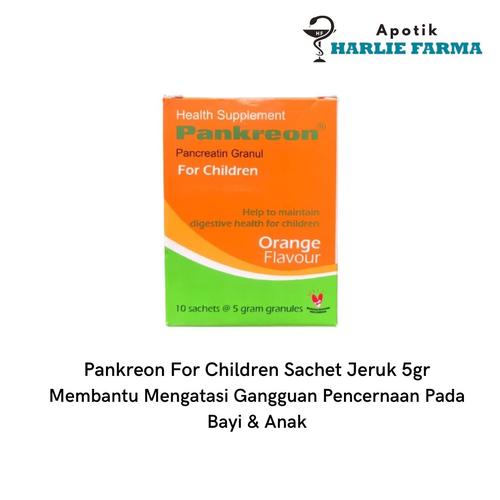 Jual Pankreon For Children Sachet Jeruk 5gr - Obat Pencernaan Bayi ...
