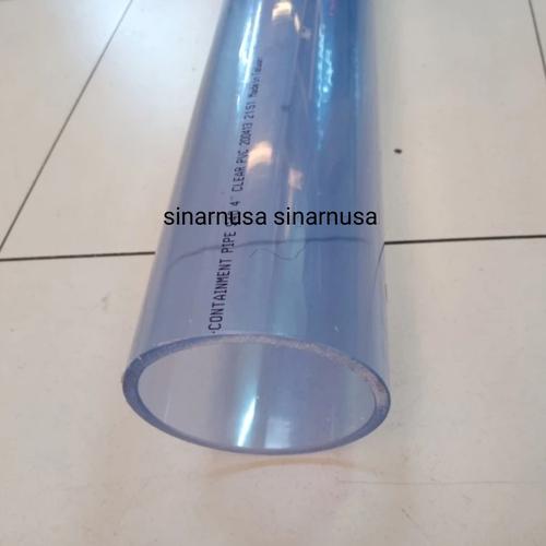Jual Pipa PVC Transparan 4 " inchi DN 100 - Pipa PVC Clear Bening 3 ...
