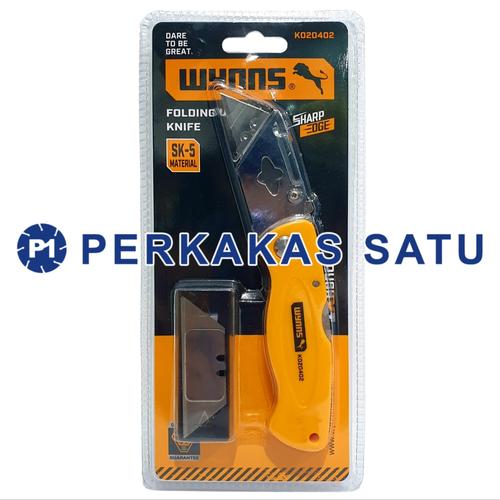 Jual PISAU LIPAT WYNNS FOLDING KNIFE K020402 T-TYPE BLADE SK-5 MATERIAL ...