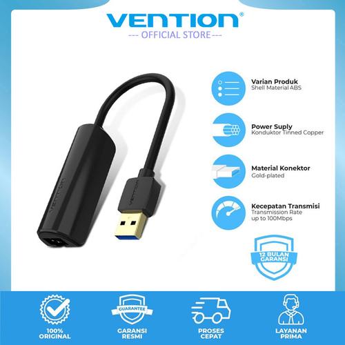 Jual Vention USB to Lan RJ45 Ethernet Adapter High Speed For Mac ...