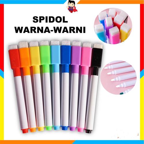 Jual MINI WHITEBOARD COLOR MARKER SPIDOL PAPAN TULIS WARNA KECIL ...