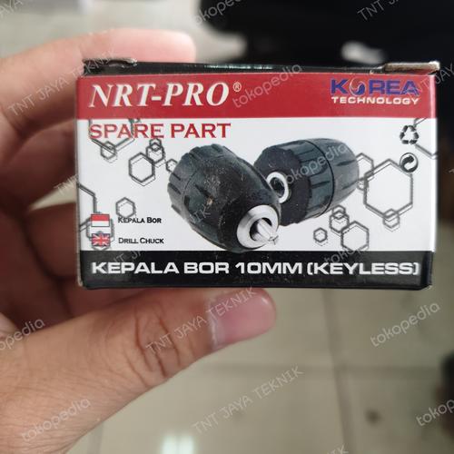 Jual NRT-PRO KEPALA BOR 10MM 3/8" KEYLESS DRILL CHUCK CORDLESS TANPA ...